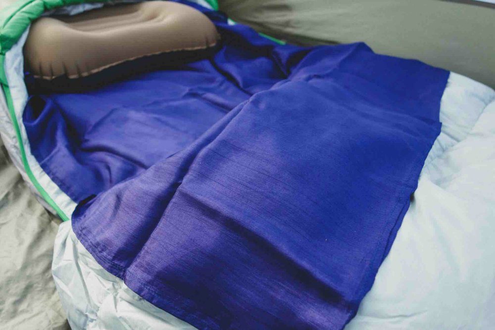 Fairly Made, 100% Silk Sleeping Bag Liners. Fits large, packs small!